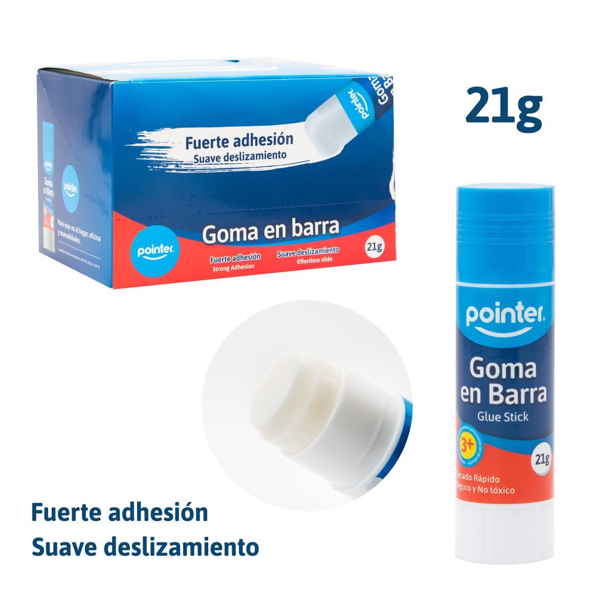 Papelería lo de Juli - Barra Adhesiva Pointer 21 g caja x 24