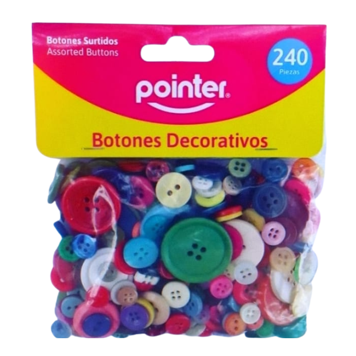 Papelería lo de Juli - Botones decorativos POINTER varios modelos plastico