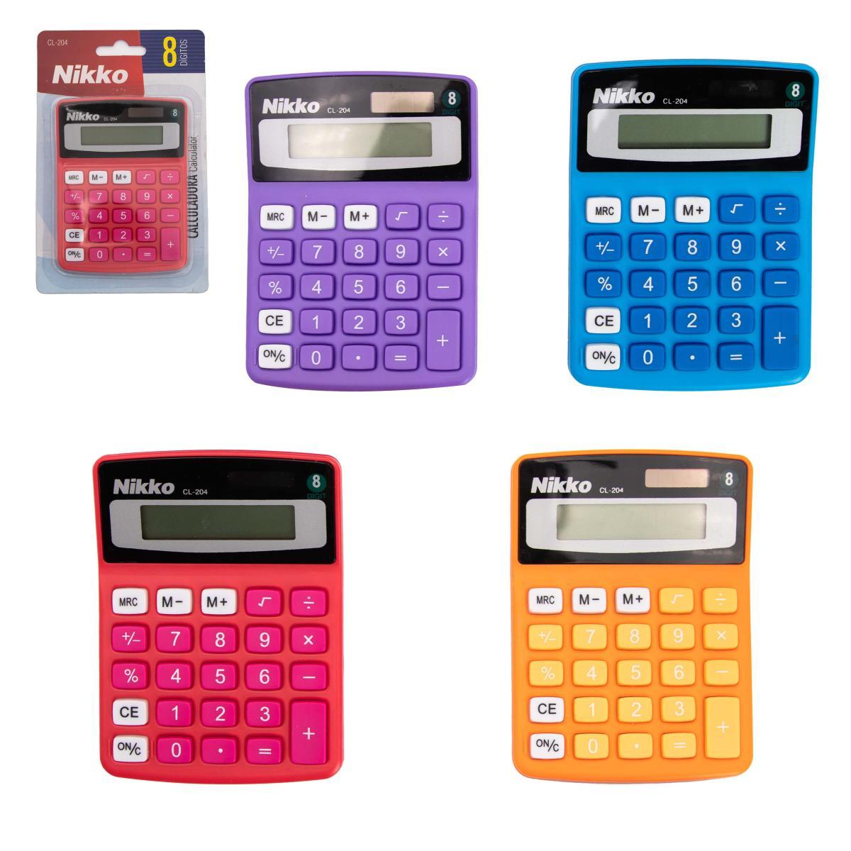 Papelería lo de Juli - Calculadora NIKKO colores