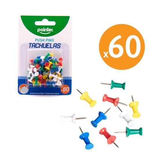 Papelería lo de Juli - Tachuelas POINTER X 60 unidades